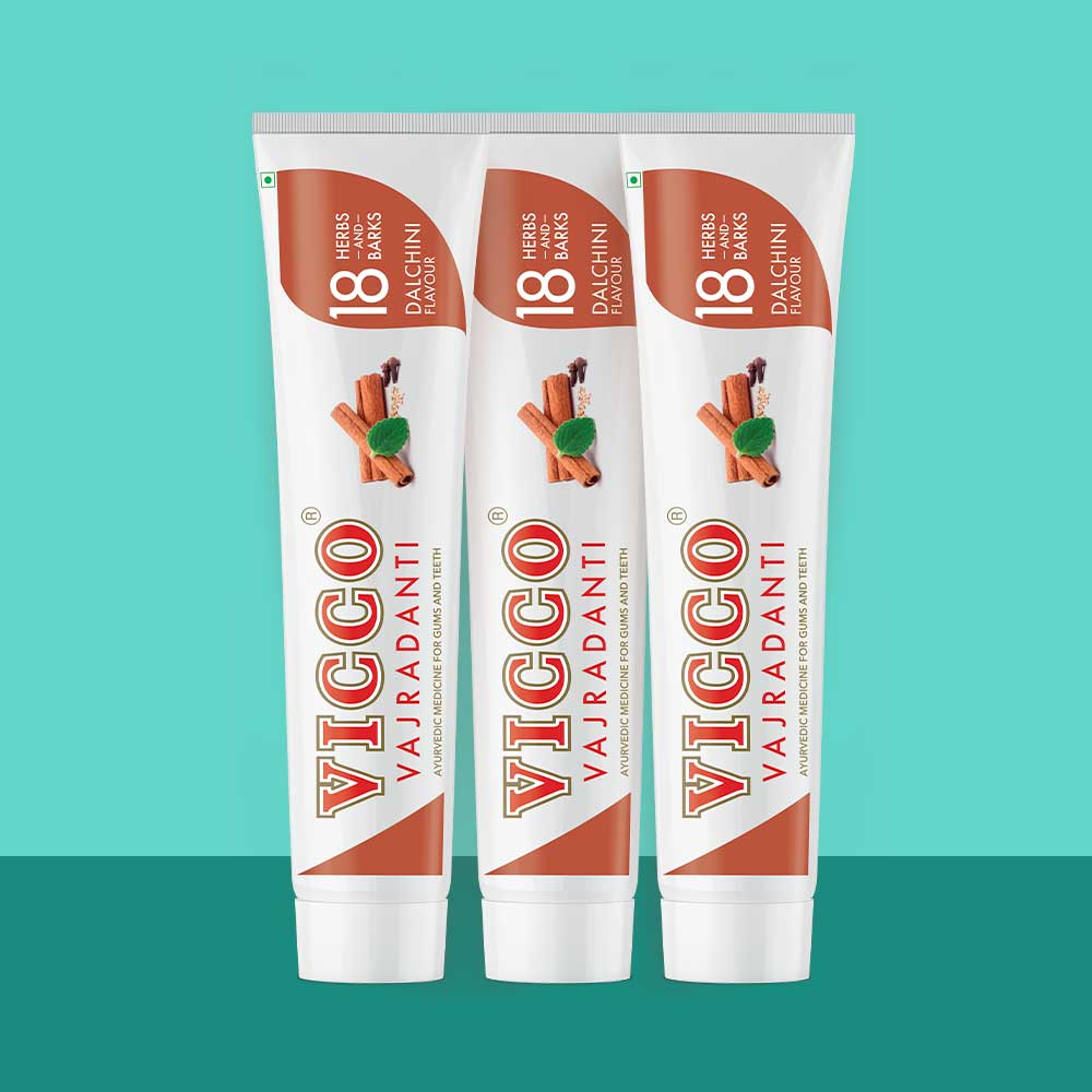 Vicco Vajradanti Paste in Dalchini Flavour - 160 gms - DesiPick