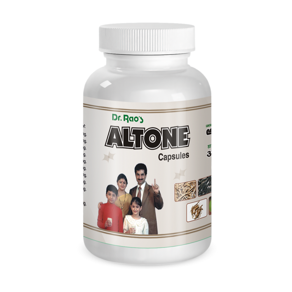 Dr. Rao's Altone Digestive Ayurvedic Health Capsules - 60 caps - DesiPick