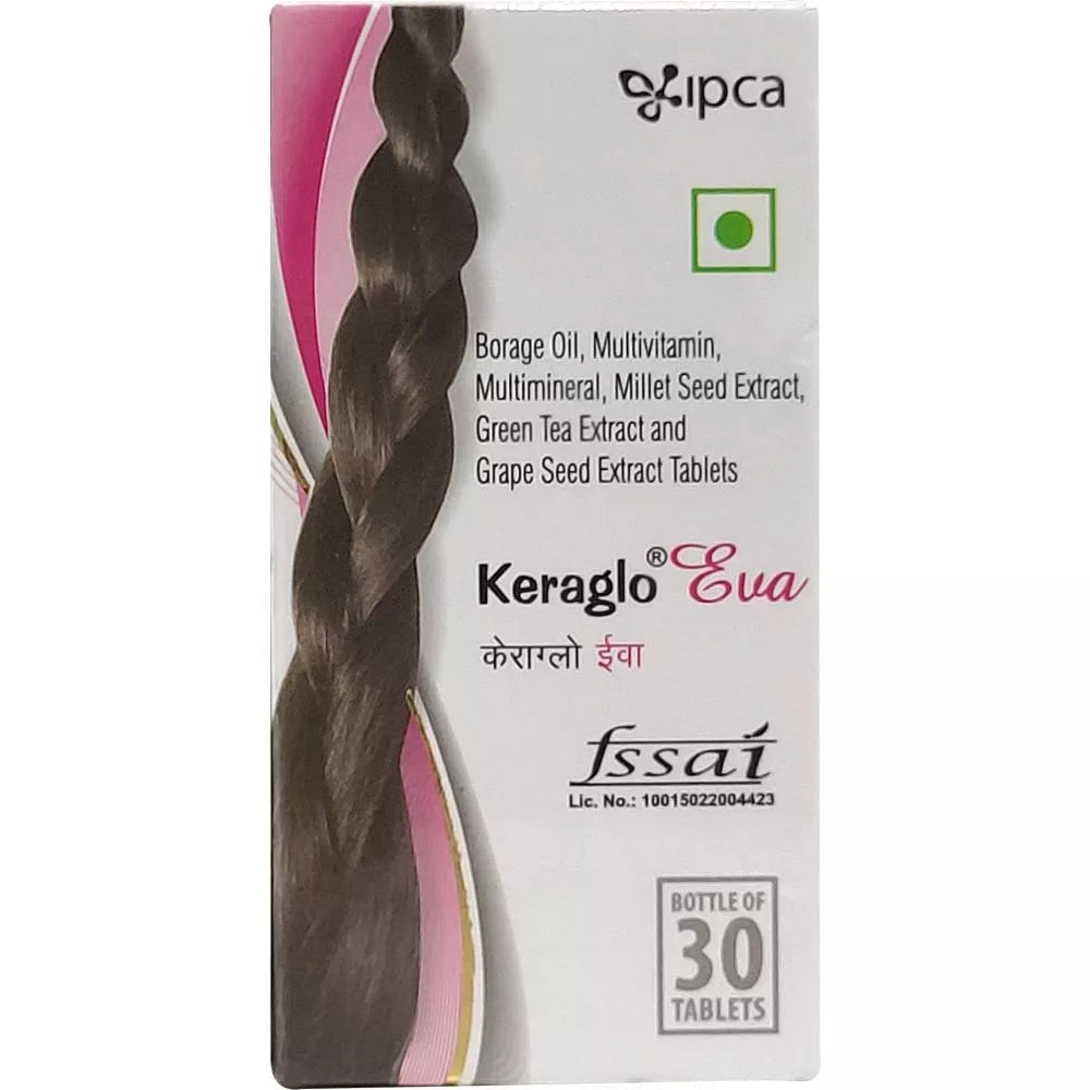 IPCA keraglo Eva Tablet for Women - 30 Tablets - DesiPick