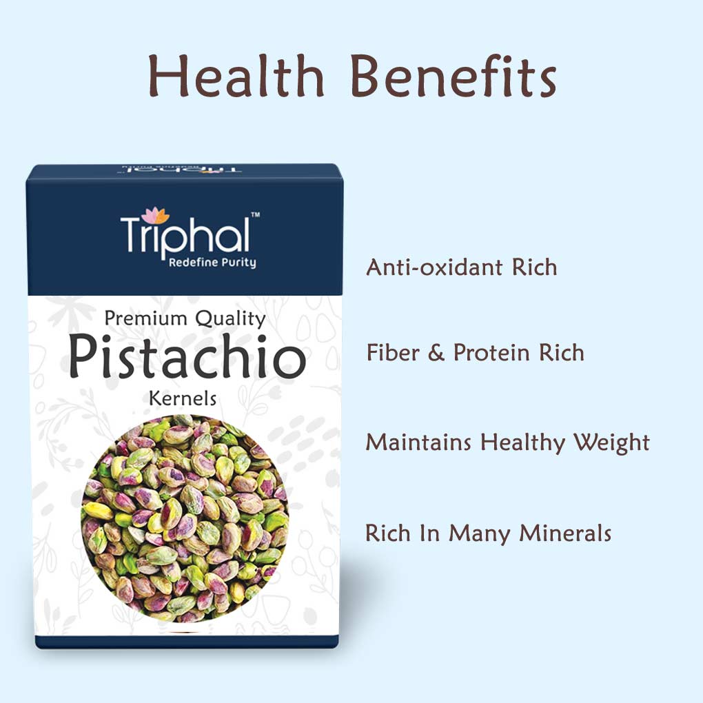 Triphal Pistachio Kernels - Premium Pista Giri - DesiPick