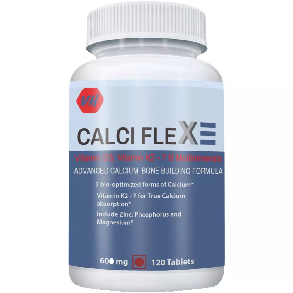 Vitaminhaat Calciflex Calcium Tablets - 120 tabs - DesiPick