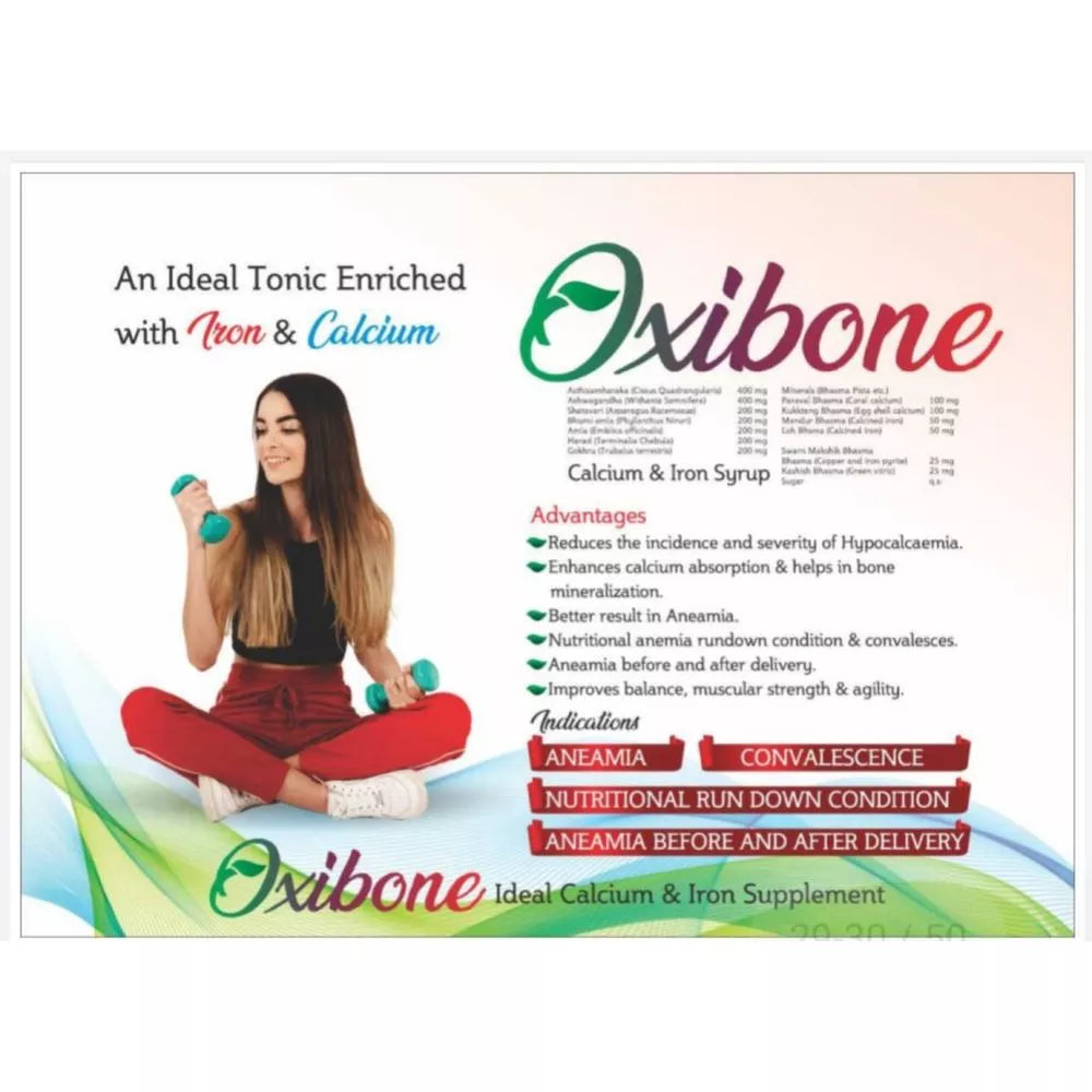 Nature Vedic Oxibone Syrup - 200 ml (Pack of 2) - DesiPick