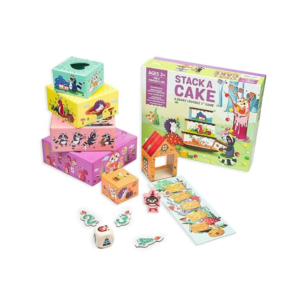Chalk and Chuckles Stack a Cake, 3-6 Years | First Educational Board G - DesiPick