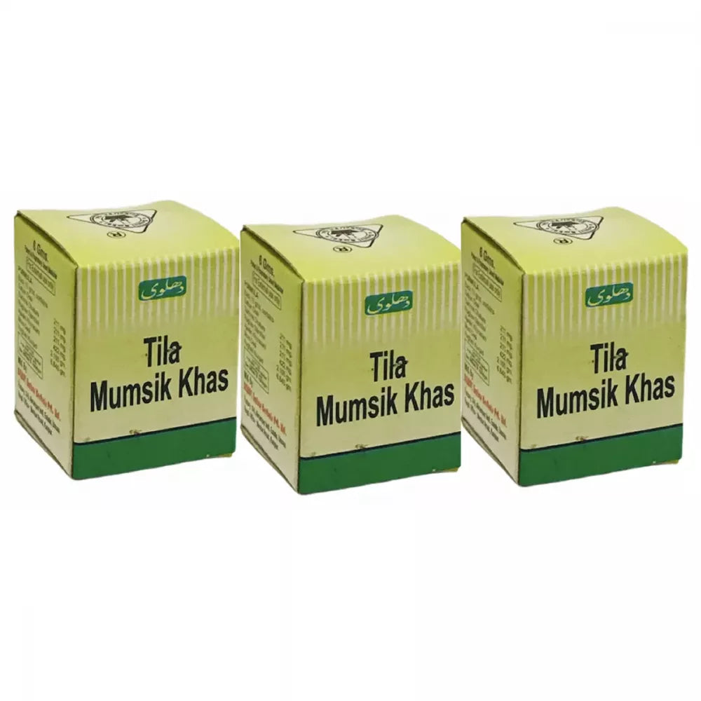 Dehlvi Ambar Tila Mumsik Khas - 6 gms (Pack of 3) - DesiPick