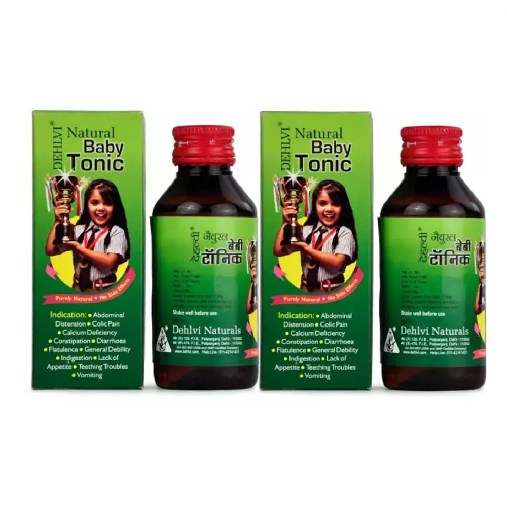 Dehlvi Ambar Natural Baby Tonic - 100 ml (Pack of 2) - DesiPick