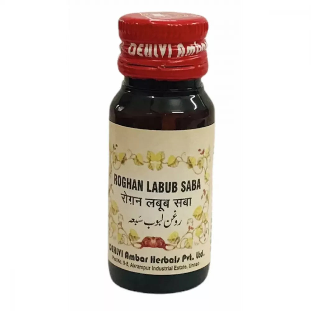Dehlvi Ambar Roghan Labub Saba - 25 ml - DesiPick