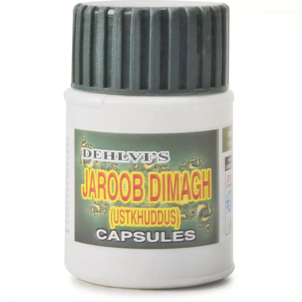 Dehlvi Jaroob Dimagh Capsules - 30 Caps - DesiPick
