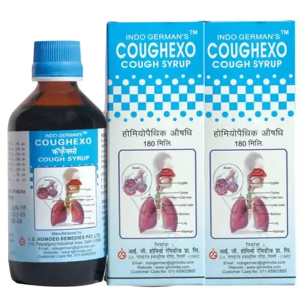 Indo German Coughexo Syrup - 180 ml (Pack of 2) - DesiPick
