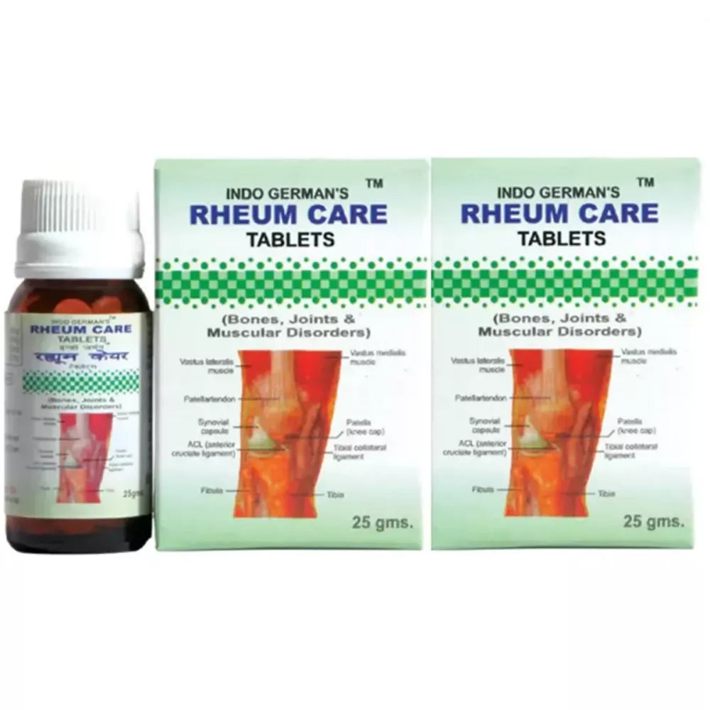 Indo German Rheum Care Tablets - 25 gms (Pack of 2) - DesiPick