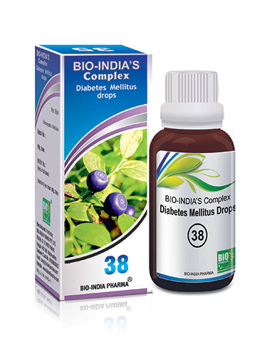 Bio India Complex 38 Diabetes Mellitus Drop - 30 ml - DesiPick