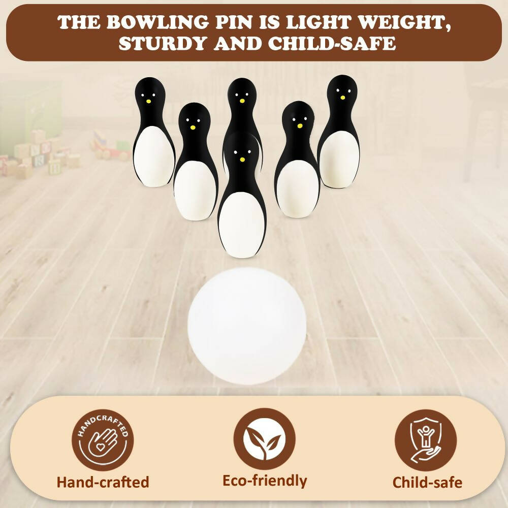 Matoyi Penguin Bowling Pin & Rainbow Stacker Combo - DesiPick