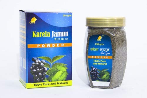 Cura Karela Jamun (with Neem) Powder - 250 gms - DesiPick