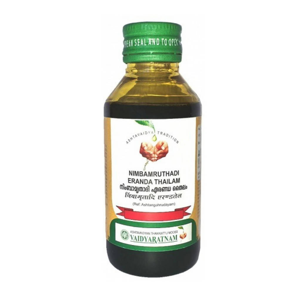 Vaidyaratnam Nimbamruthadi Eranda Thailam - 100 ml - DesiPick