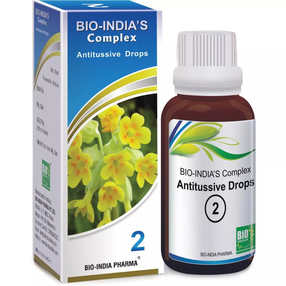 Bio India Complex 2 Antitussive Drop - 30 ml - DesiPick