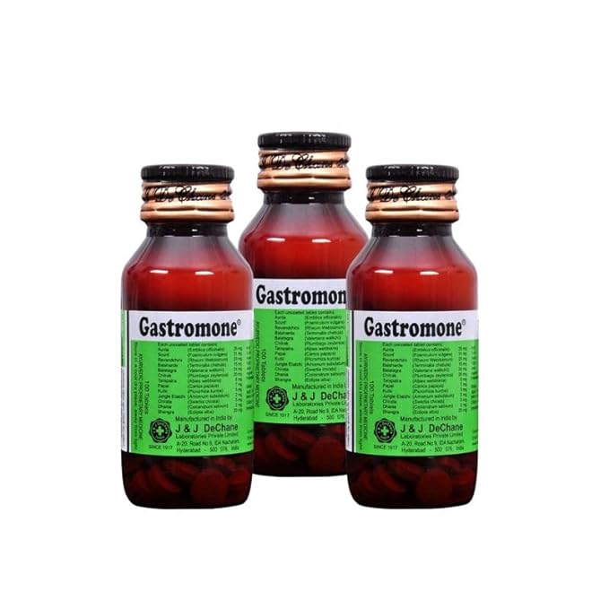 J & J DeChane Gastromone - 100 Tabs (Pack of 3) - DesiPick