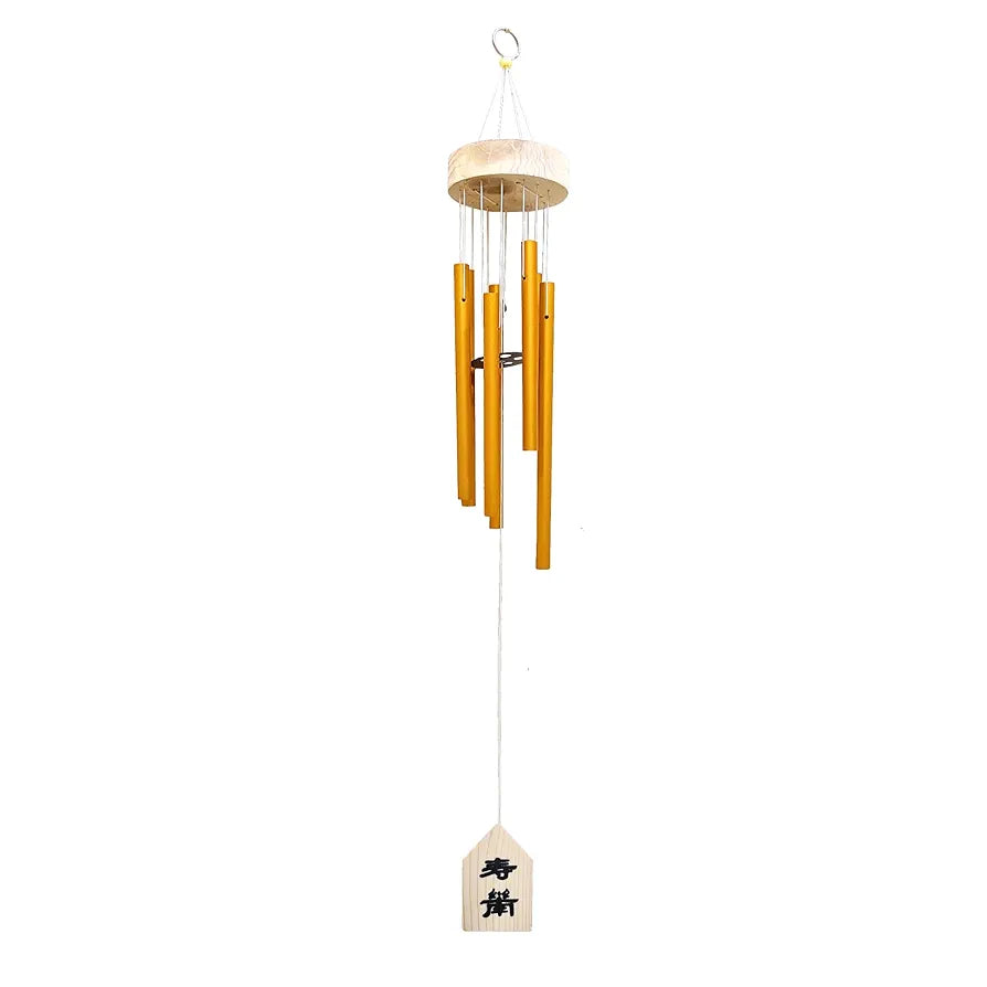 Plus Value Wind Chimes 6 Pipes Hanging Bells Six Rods - DesiPick