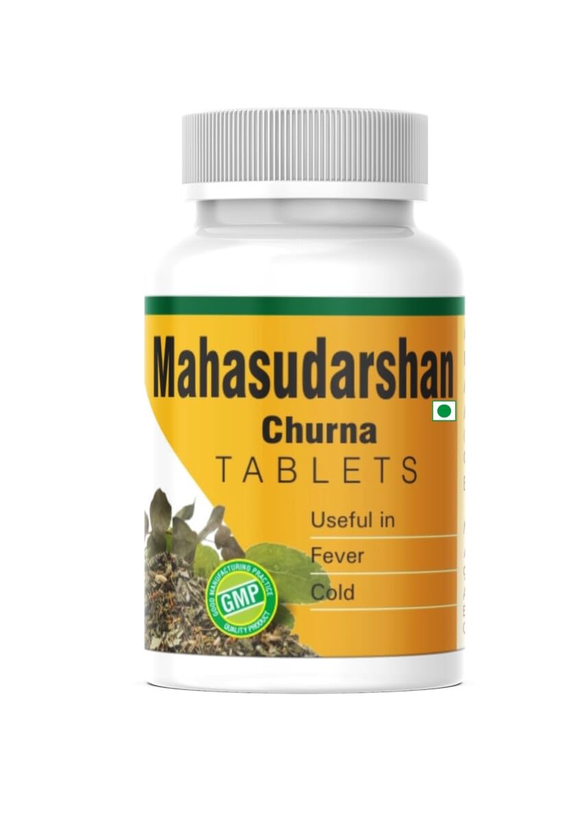 Alka Ayurvedic Mahasudershan Churna Tablets - 60 Tabs - DesiPick