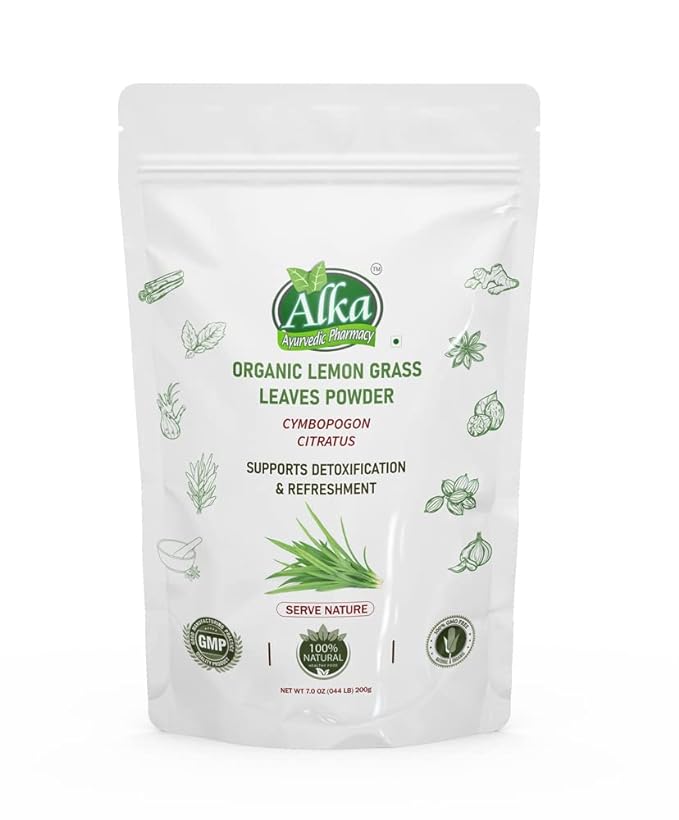 Alka Ayurvedic Lemon Grass Leaves Powder - 100 gms - DesiPick
