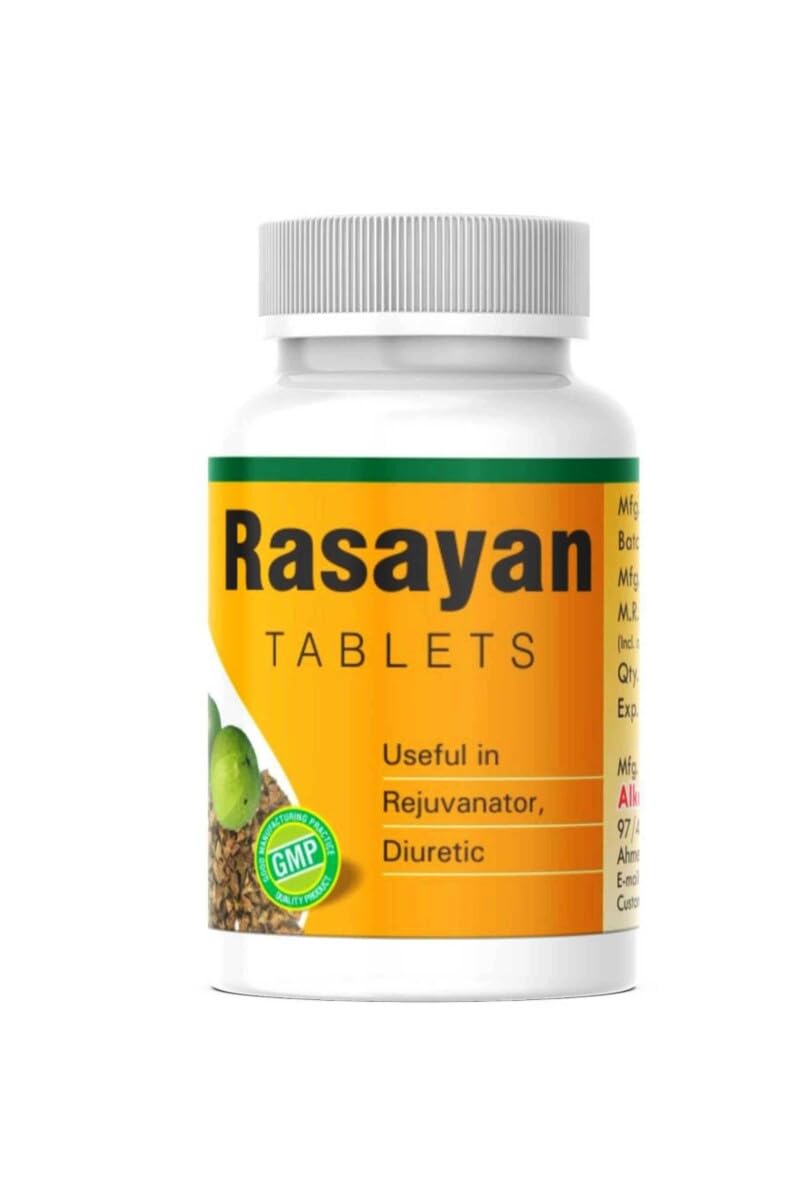 Alka Ayurvedic Pharmacy Natural Ayurvedic Rasayan Tablets - 60 Tabs ...