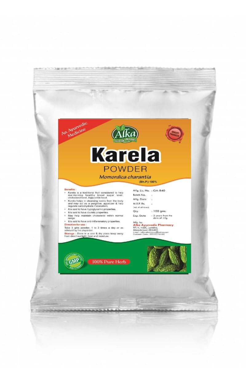 Alka Ayurvedic Pharmacy Karela powder - 100 gms - DesiPick