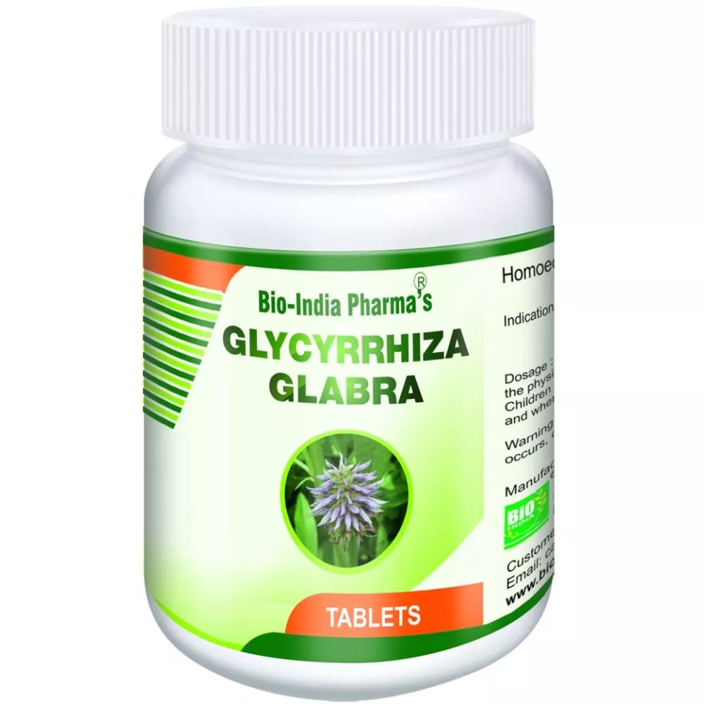 Bio India Glycyrrhiza Glabra Tablet - 20 gm - DesiPick