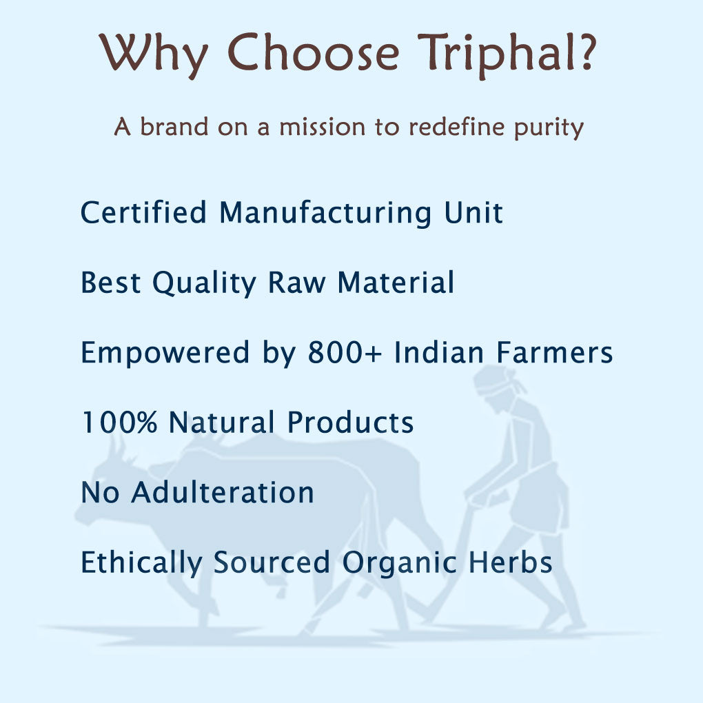 Triphal Moringa Gum Powder - Gond Sohjana Churn - Phool Supari - DesiPick
