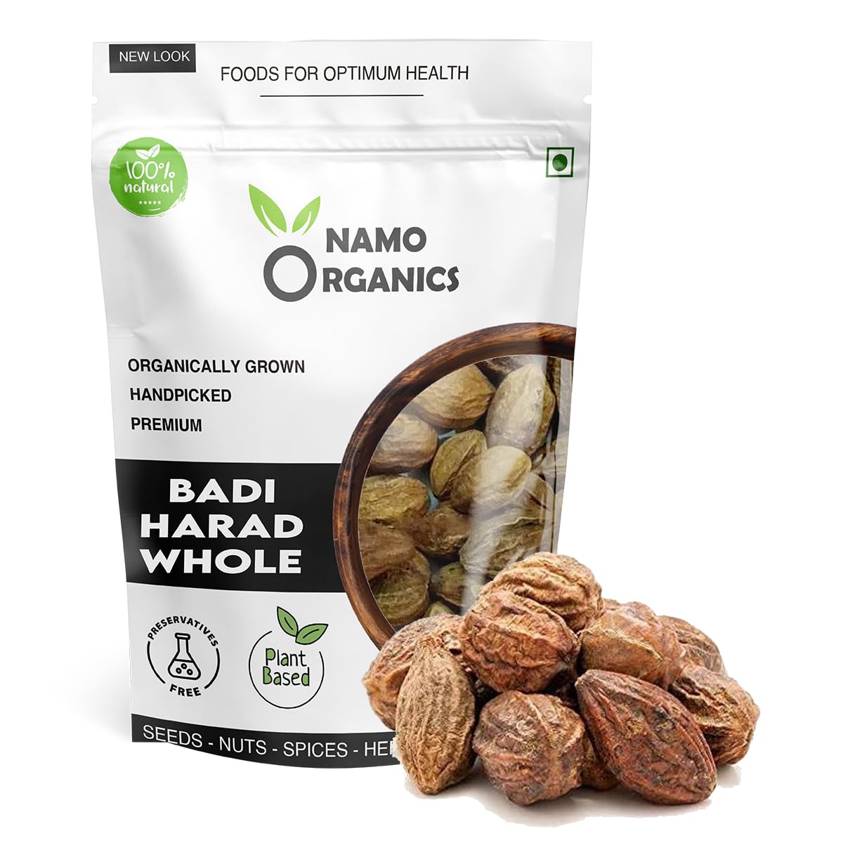 Namo Organics Badi Harad Whole - 300 Grams - DesiPick