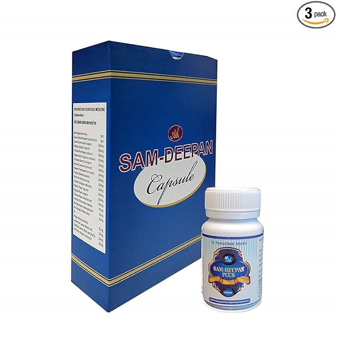 Ath Ayurdhamah Samdeepan Plus Capsules For Digestion - 2 Months - DesiPick