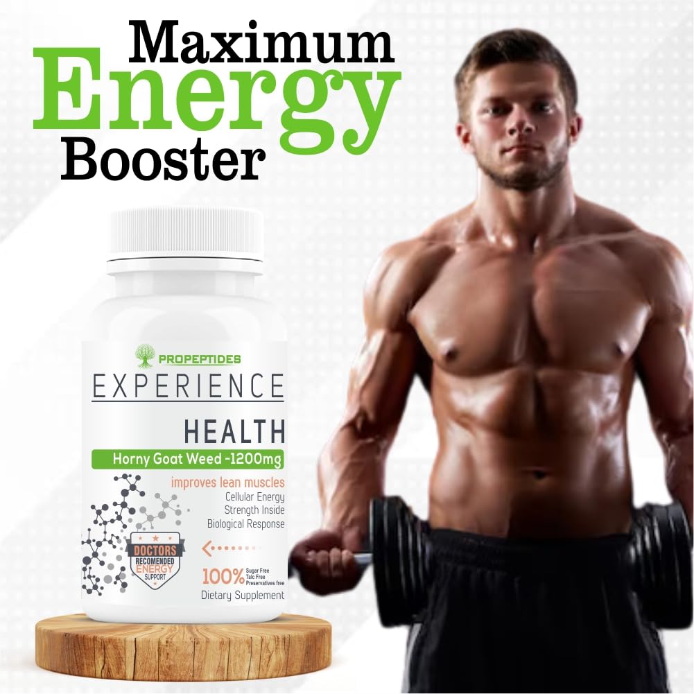 Propeptides Horny Goat Weed Extract 1200mg Tablets - 60 Tabs - DesiPick