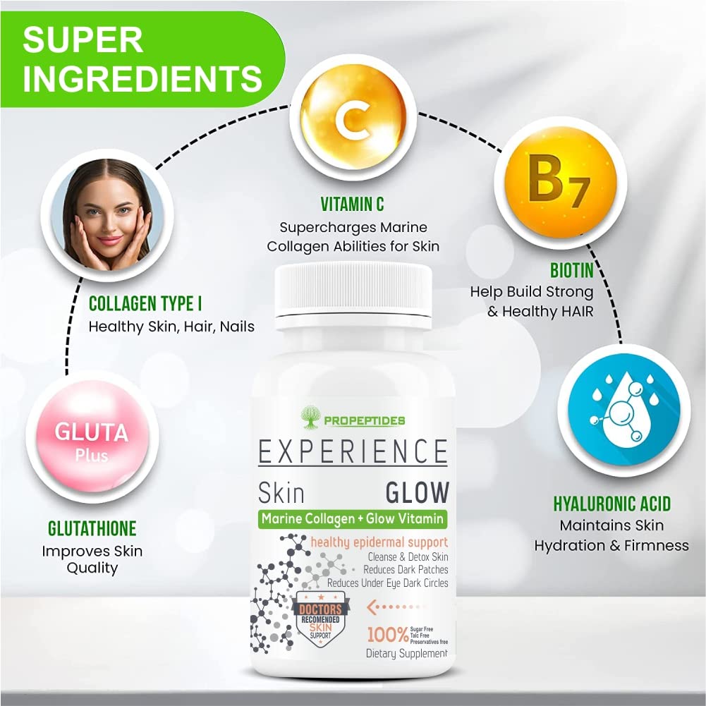 Propeptides Collagen Supplements Tablets - 60 Tabs - DesiPick