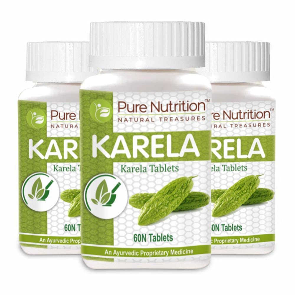 Pure Nutrition Naturals Ayurvedic Karela Extract - 60 tabs - DesiPick