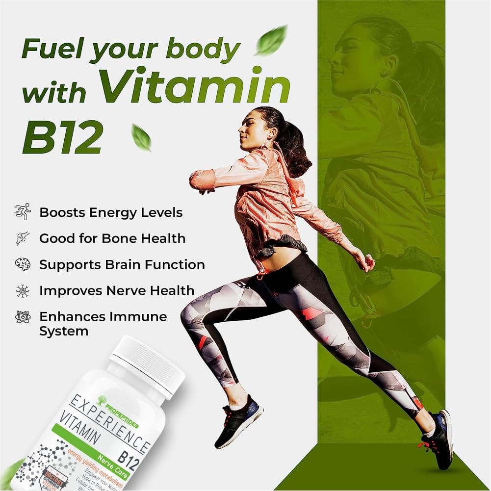 Propeptides Vitamin B12 Supplement Tablets - 60 Tabs - DesiPick