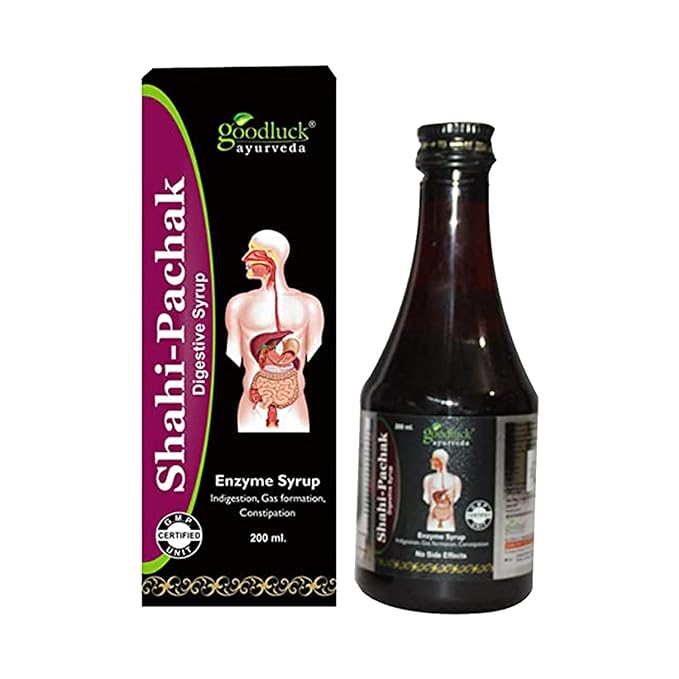 Goodluck Ayurveda Shahi Pachak Digestive Syrup - 200 ml - DesiPick