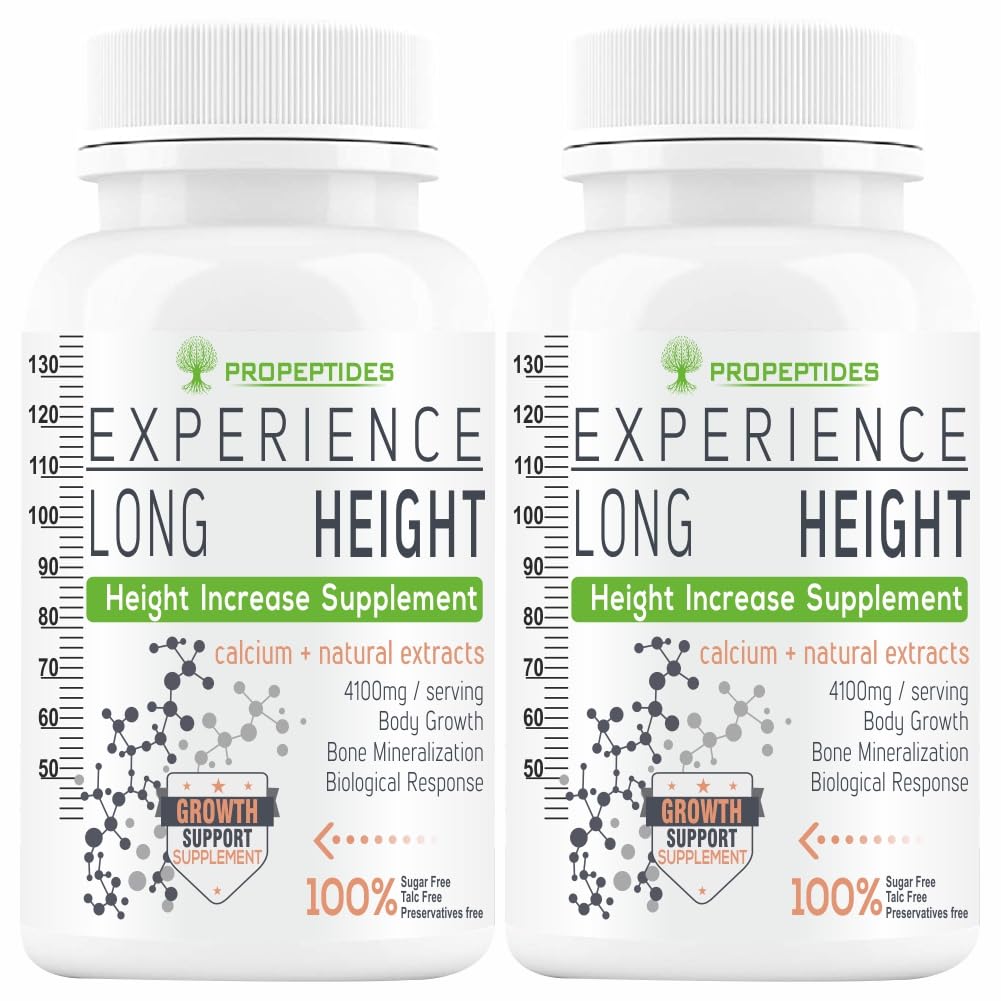 Propeptides Height Growth Supplement Tablets - 60 Tabs (Pack of 2 ...