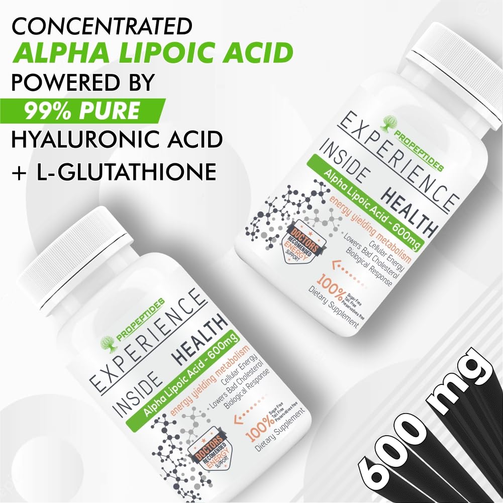Propeptides Alpha Lipoic Acid 600mg Tablets - 60 Tabs - DesiPick