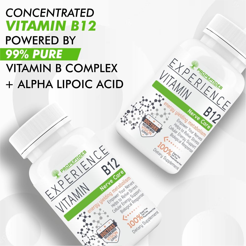 Propeptides Vitamin B12 Supplement Tablets - 60 Tabs - DesiPick