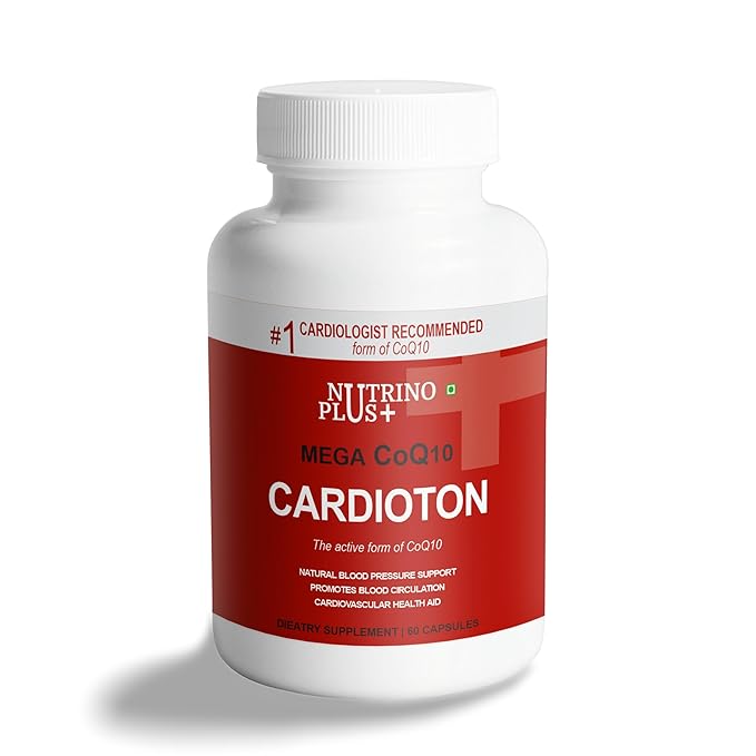 NutrinoPlus Cardioton with Coenzyme Q10 & Arjuna Extract For Heart Hea ...