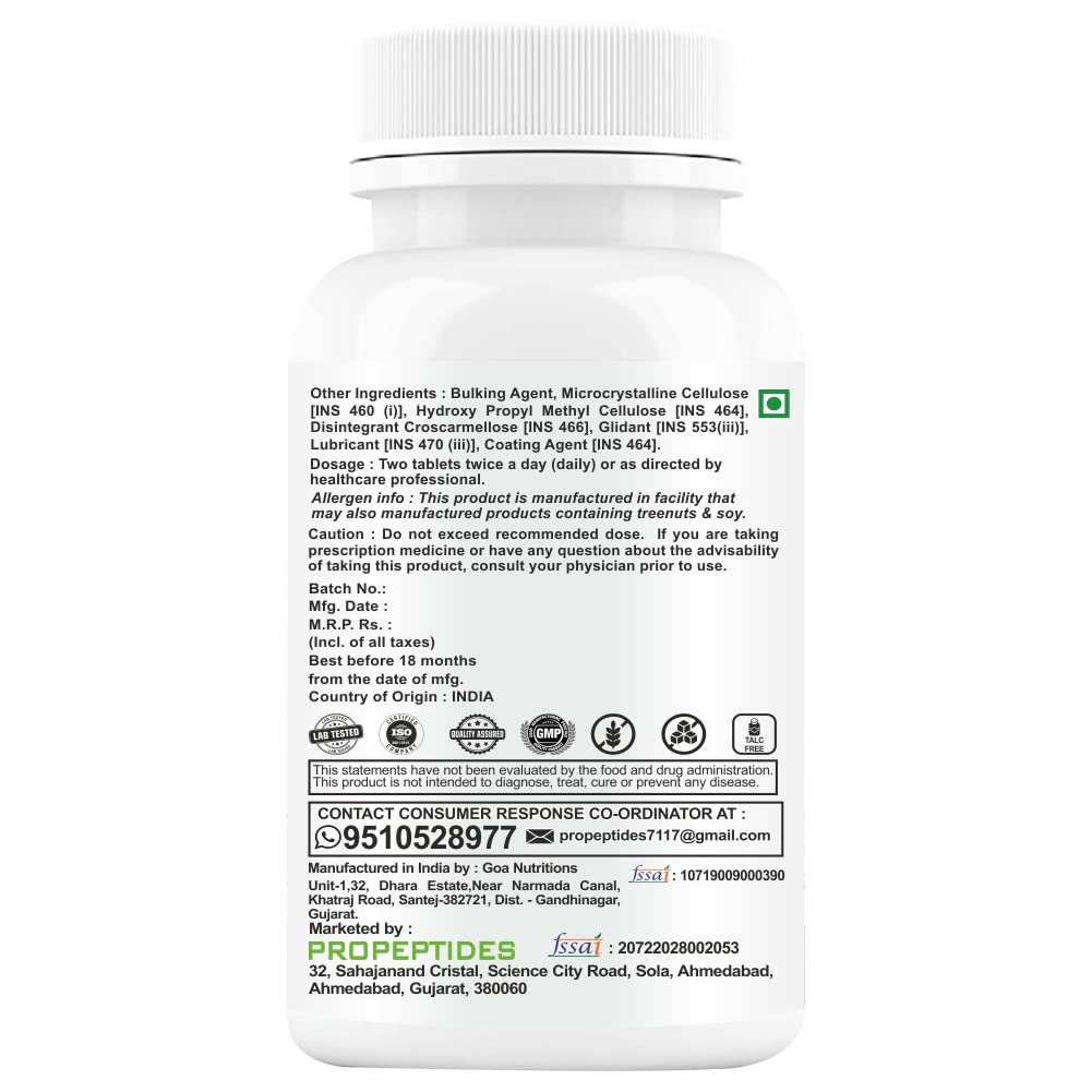 Propeptides Height Increase Tablets - 60 Tabs - DesiPick