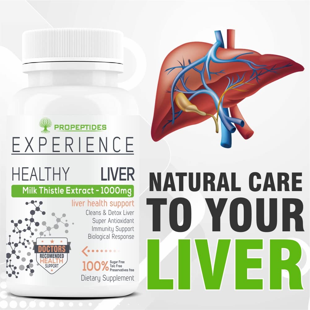 Propeptides Milk Thistle Extract 1000mg Tablets - 60 Tabs - DesiPick