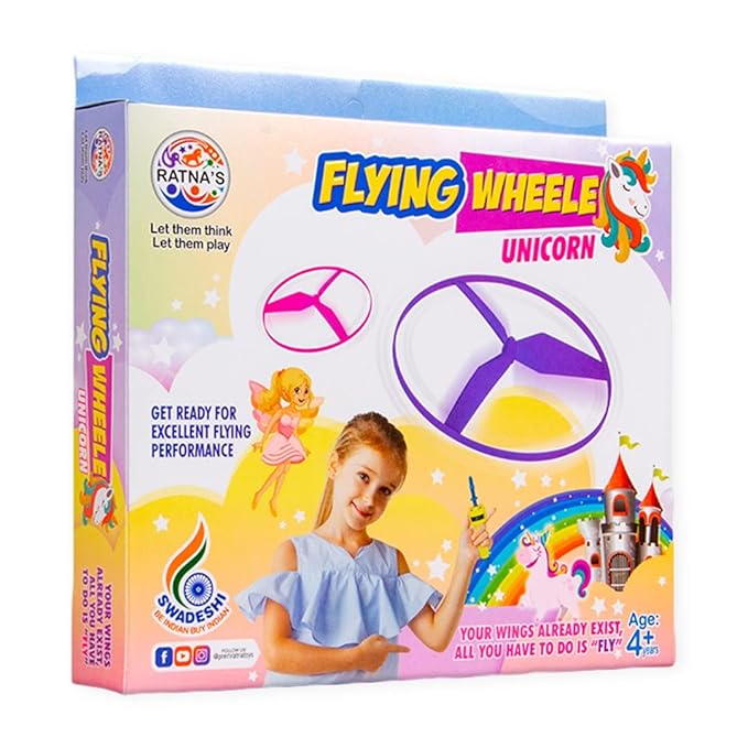 Ratna's Flying Wheele Unicorn 3 in 1 Can Be Used as Space Rocket | Sli ...