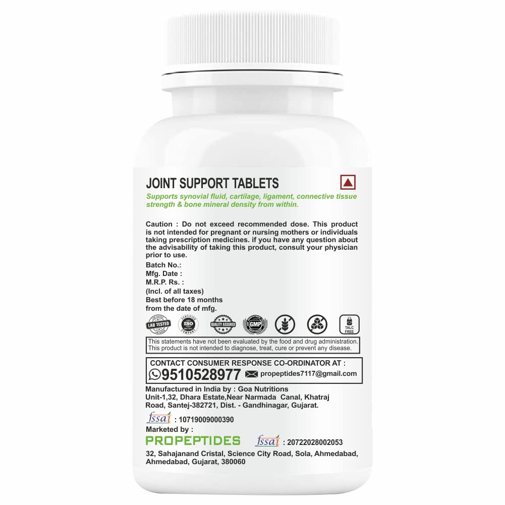 Propeptides Joint Support Supplement Tablets - 60 Tabs - DesiPick