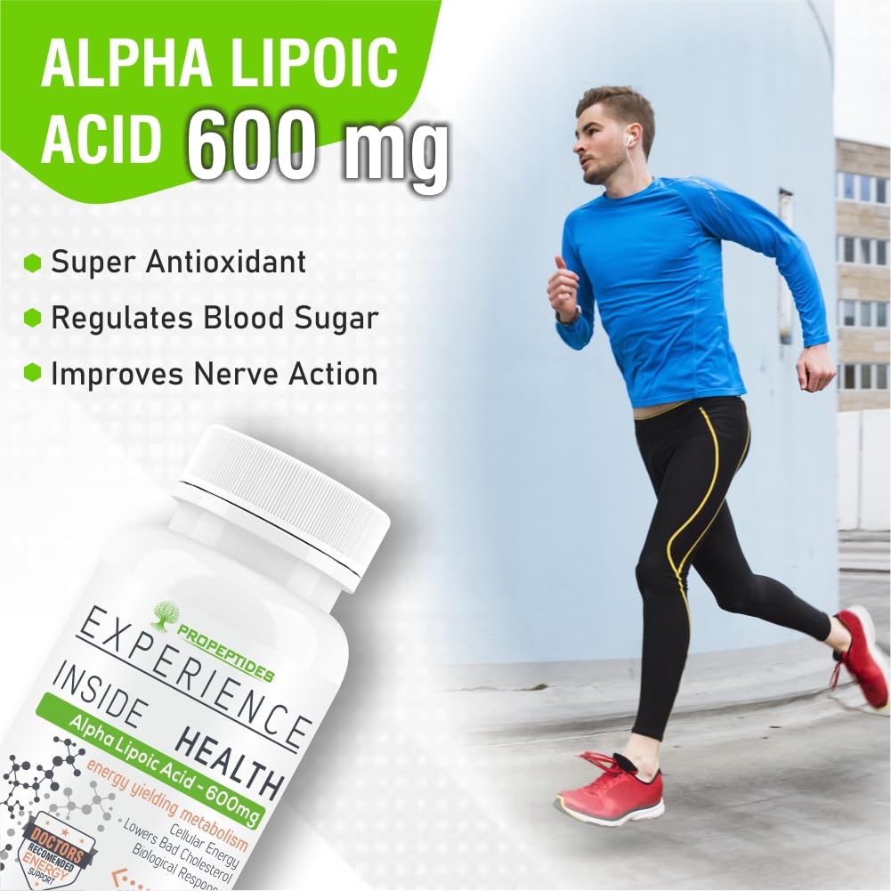 Propeptides Alpha Lipoic Acid 600mg Tablets - 60 Tabs - DesiPick