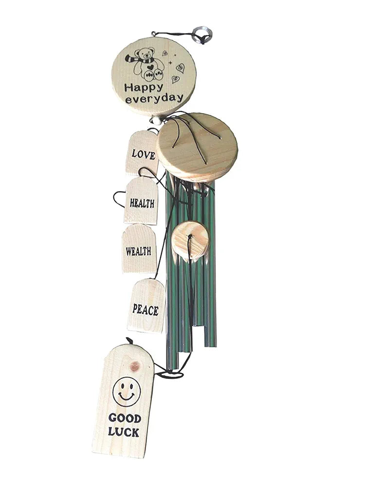 Relive Store Wind Chime 4 Silver Pipes Good Luck Hight 35 Inch. - DesiPick