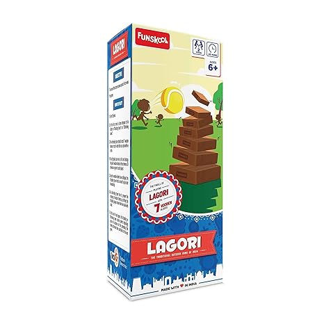 Funskool Games Lagori The Traditional Outdoor Games of India Classic S ...