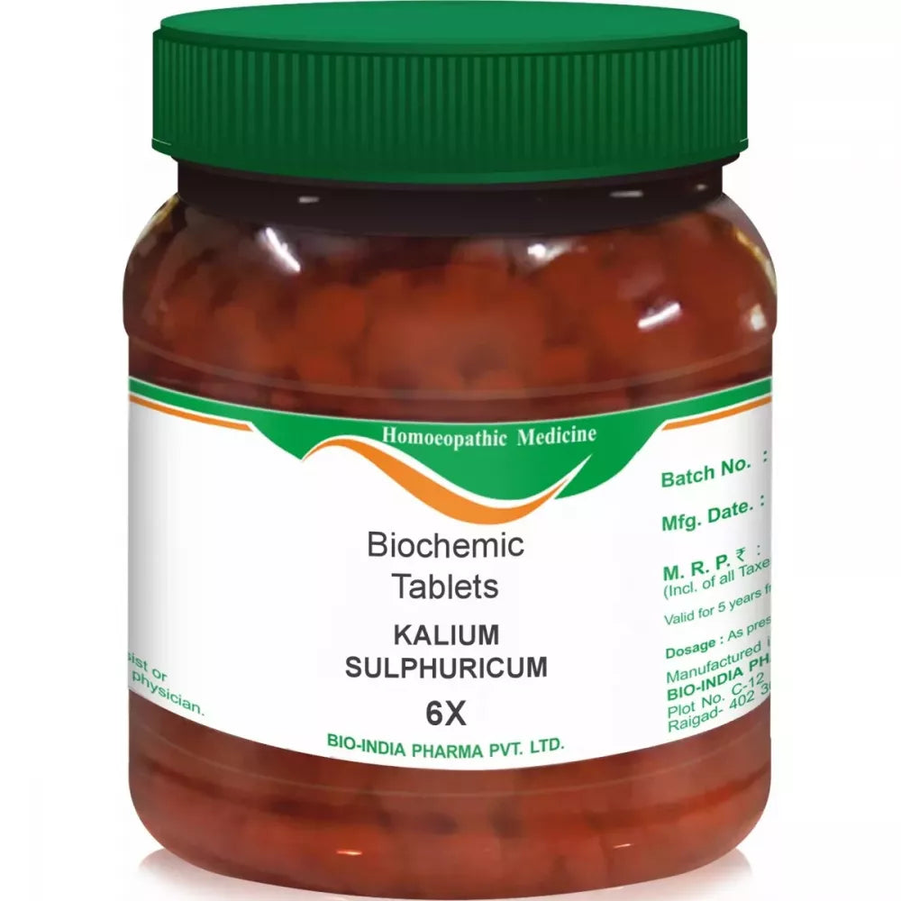 Bio India Kalium Sulphuricum Biochemic Tablet - DesiPick