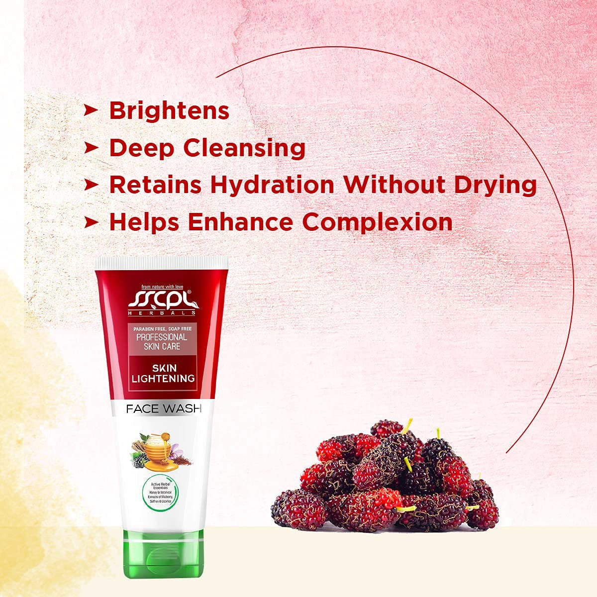 Sscpl Herbals Skin Lightening Face Wash - 100 gms (Pack of 2) - DesiPick