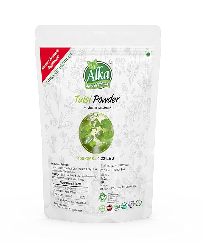Alka Ayurvedic Tulsi Powder - 100 gms - DesiPick