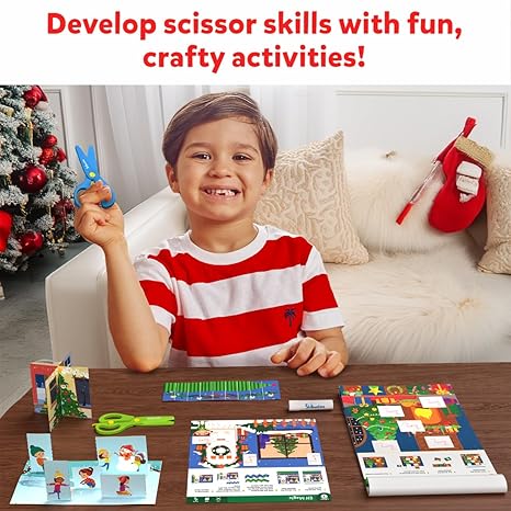 Skillmatics Art & Craft Christmas Kit Snip Snip Holiday Magic Practice ...