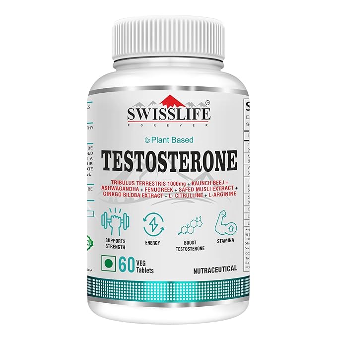 Swisslife Forever Plant Based Testosterone for Men - 60 Tablets - DesiPick