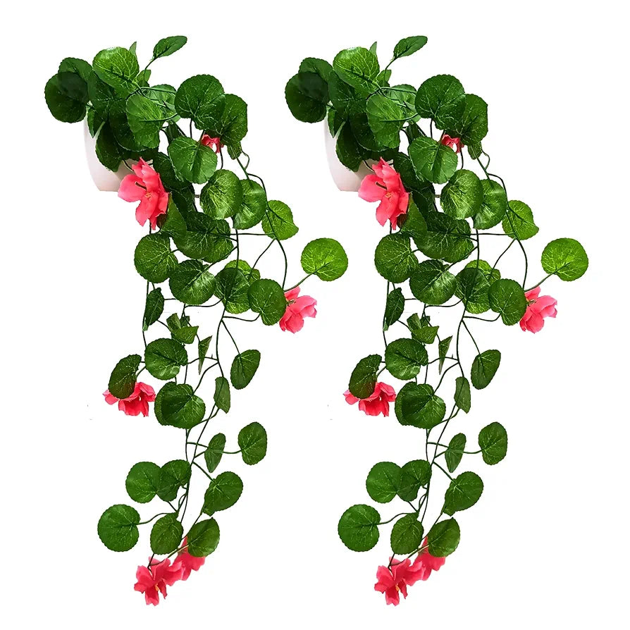 Artificial Flower Vine Plants Falling with Small Size Pot - Natural To ...